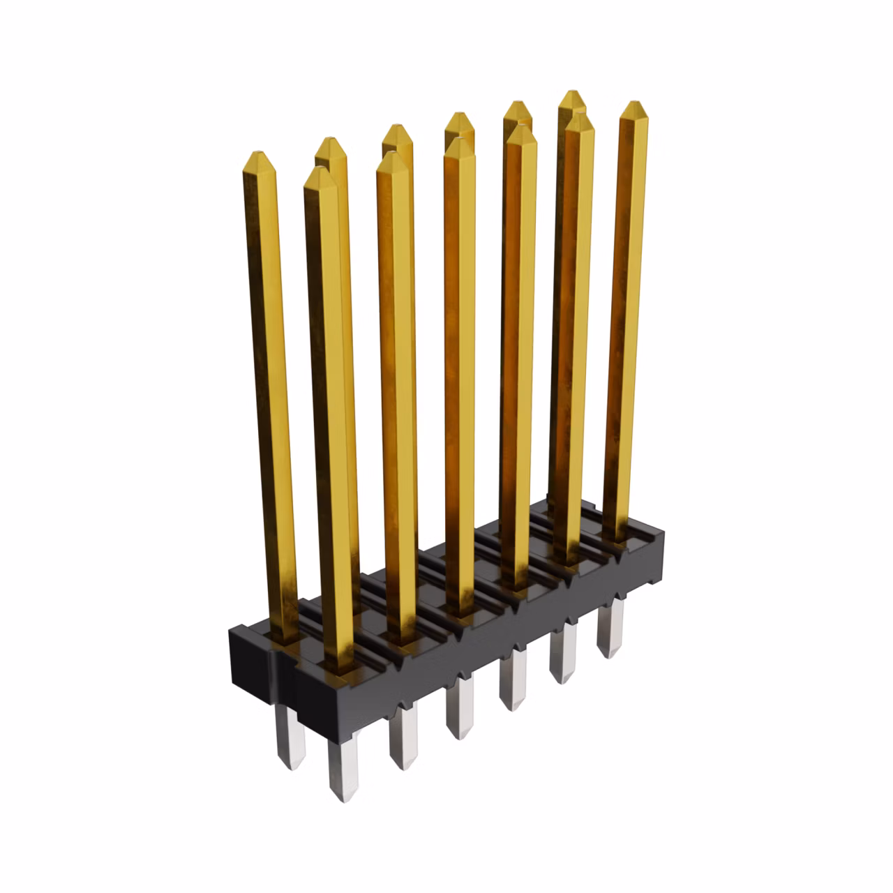 Milli-Grid Header, Vertical, Surface Mount, 20 Circuits, 2.54µm Tin (Sn) Plating, Mating Pin Length 3.20mm, with Cap and Pegs, Tape and Reel, Lead-Free