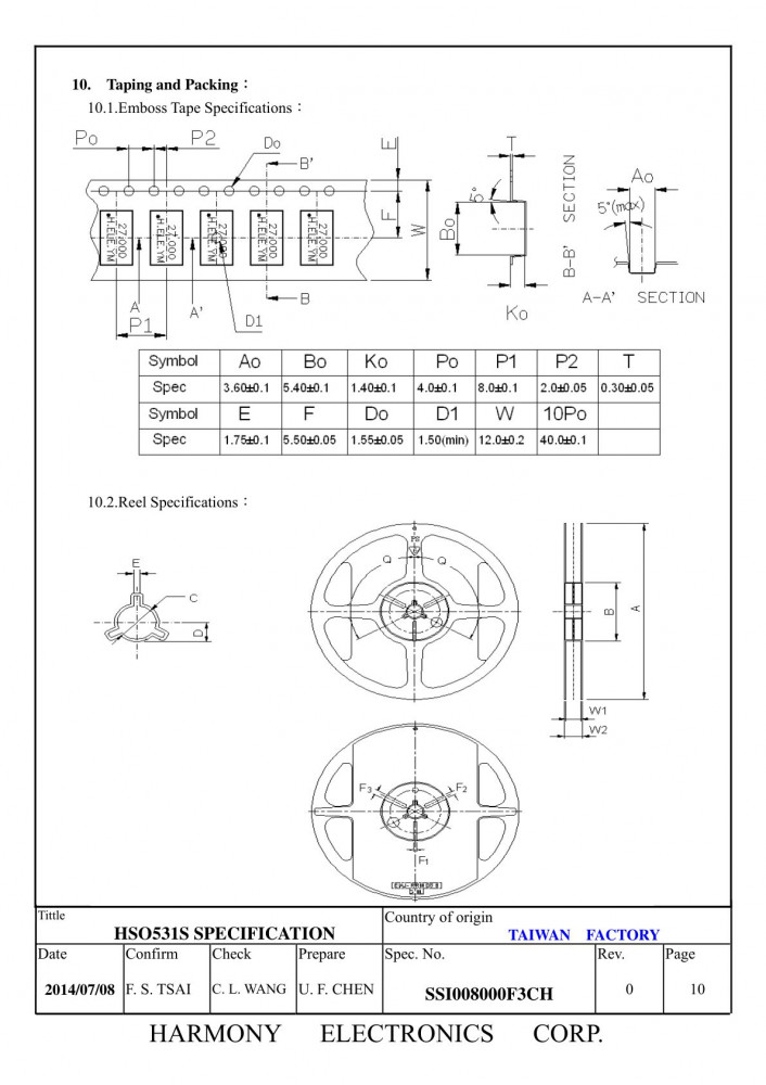 SSI008000F3CH specification page 10