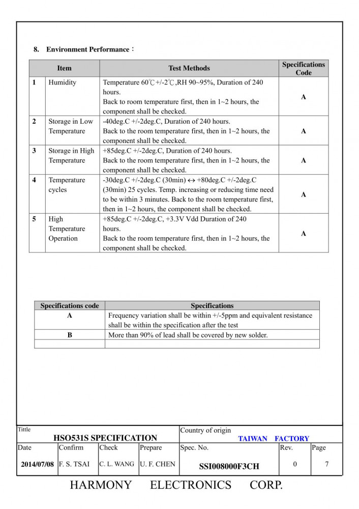 SSI008000F3CH specification page 7