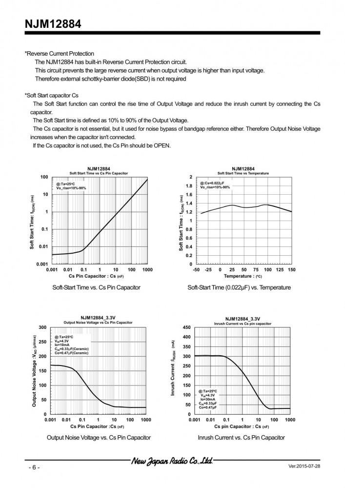 NJM12884 datasheet page 6