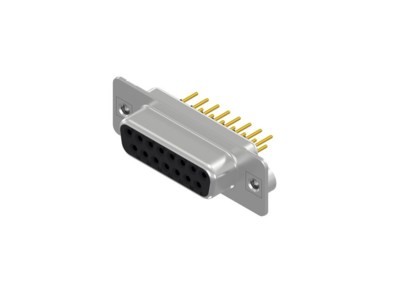 D-SUB Standard • 15-pos. • Socket • Solder pin straight • Threaded Insert • Quality class 3 • UNC 4-40 for sale