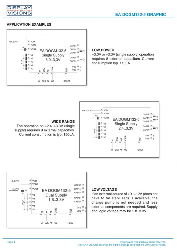 EA DOGM132W-5 documentation page 4