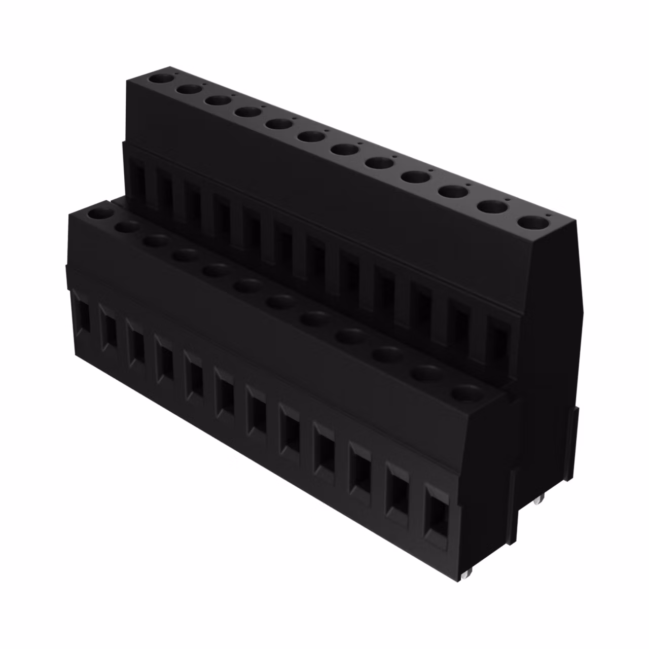 5.08mm Pitch Beau Eurostyle High Profile, Two Level Terminal Block, Modular, 24 Circuits for sale