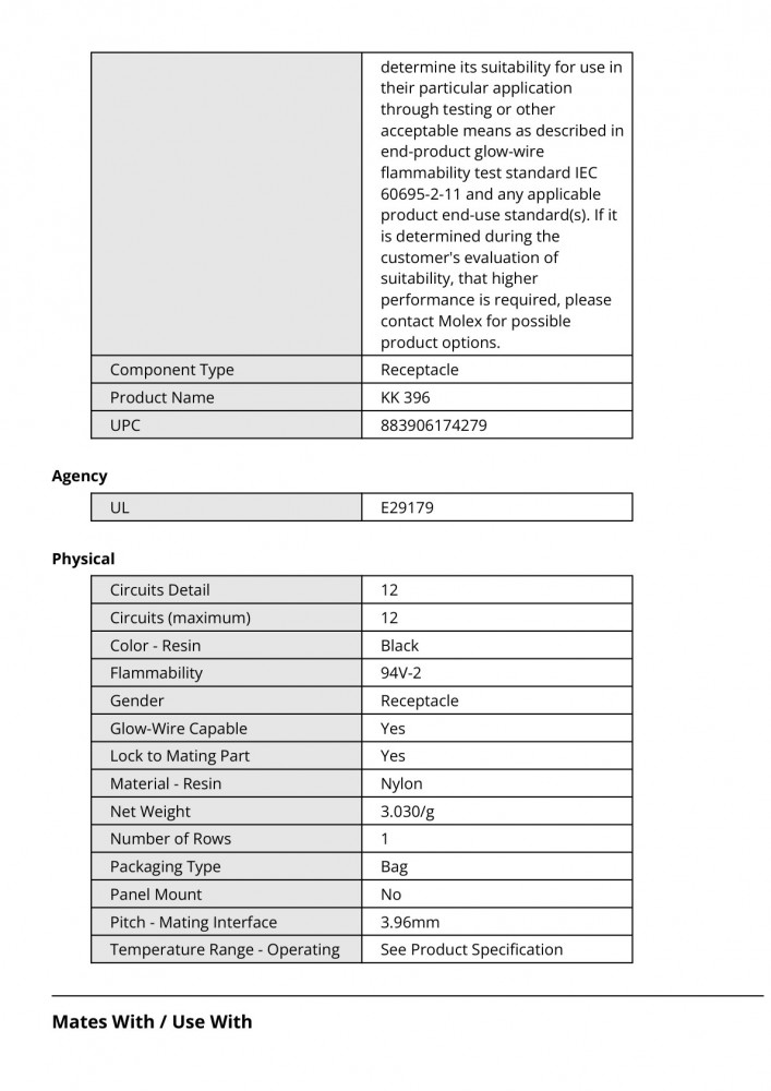KK 508 specification page preview 3