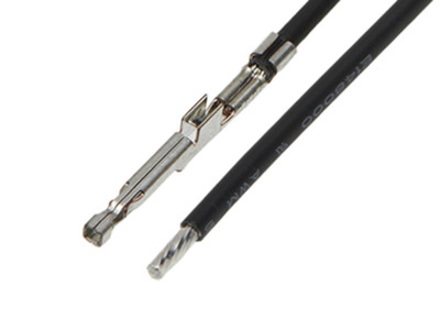 Pre-Crimped Lead Squba 1.8 Female-to-Squba 1.8 Female, Tin (Sn) Plating, 450.00mm Length, 22 AWG, Black