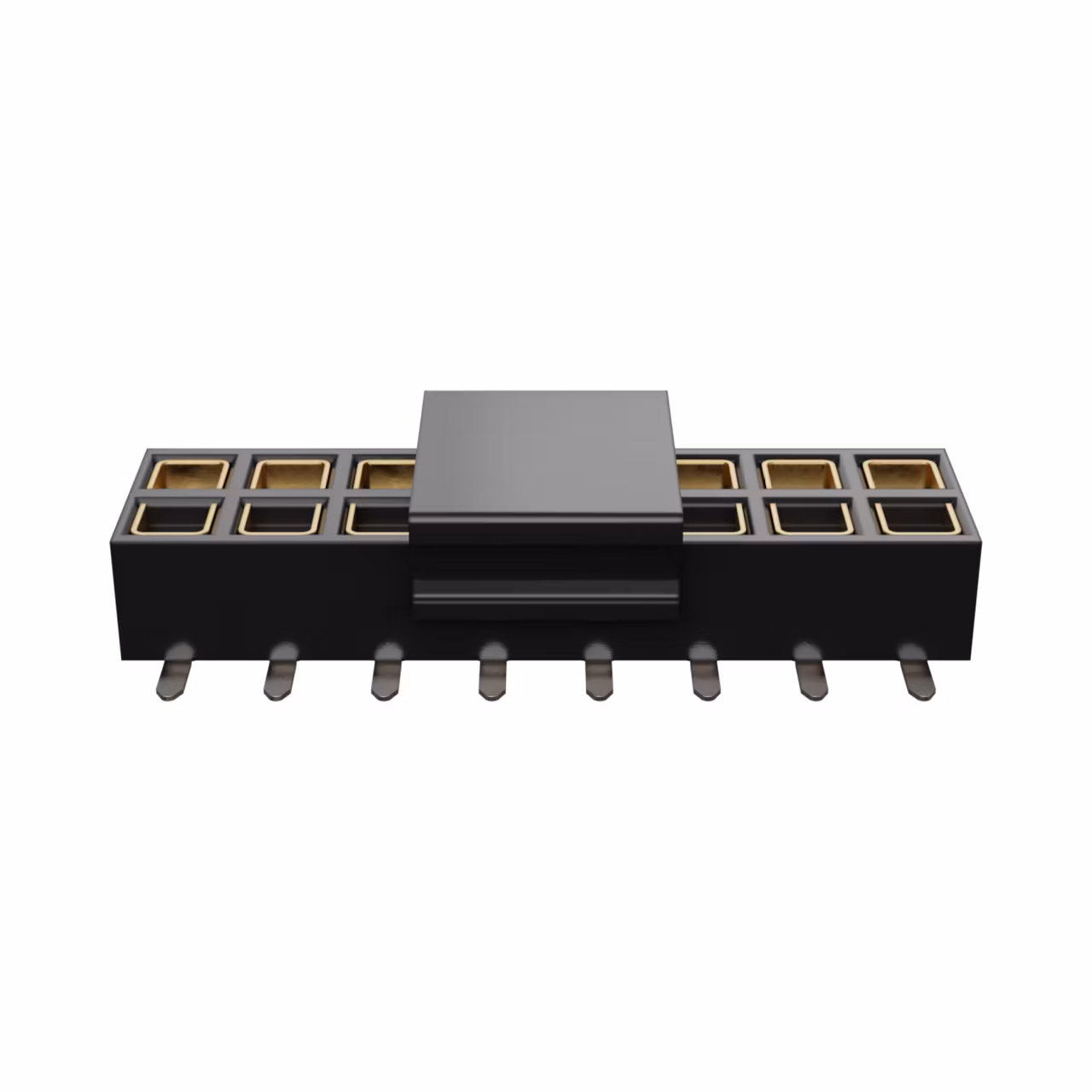 2.00mm Pitch Milli-Grid Receptacle, Surface Mount, Bottom Entry, 0.38µm Gold (Au) Plating, 16 Circuits, with Pick-and-Place Cap, Tape and Reel, Lead-Free for sale