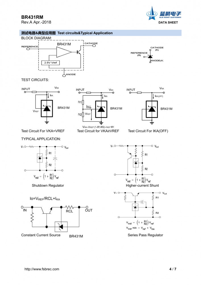 BR431RM datasheet page 4