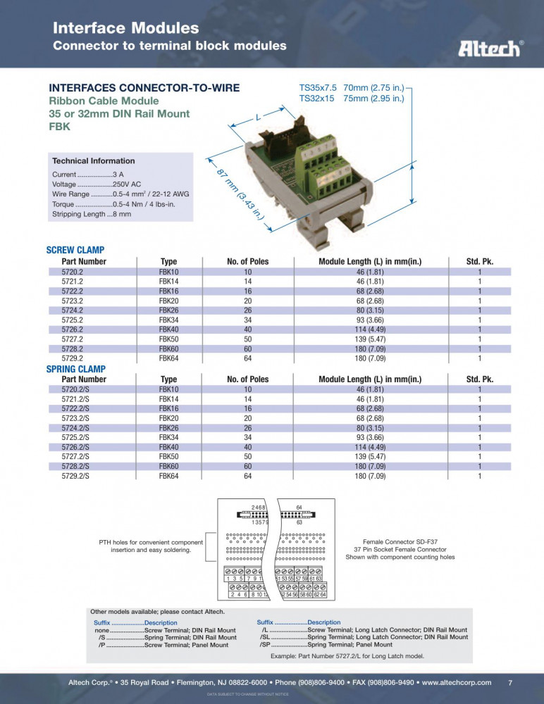 Altech technical document page 7