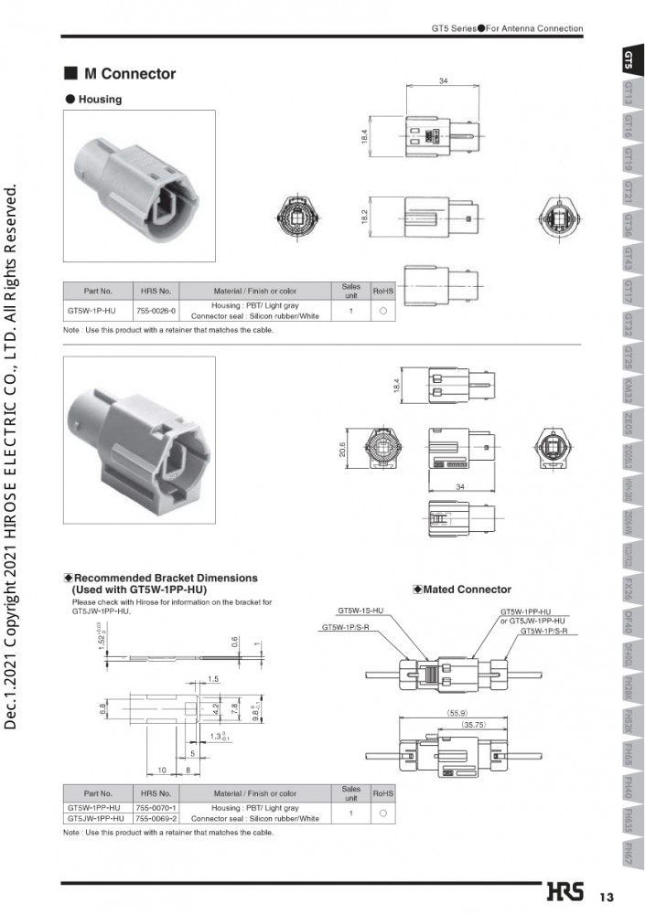 HRS GT5 series document page 10