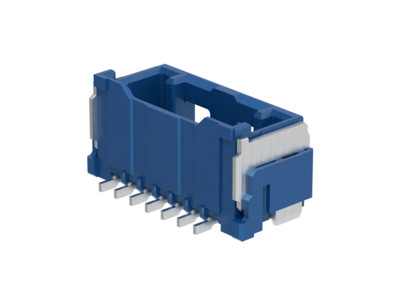 2.00mm Pitch, iGrid PCB Header, Dual Row, Vertical, Through Hole, Matte Tin (Sn) Plating, Positive Lock, 30 Circuits, Tray, 3.20mm PC Tail Length, Blue, with PCB Locator
