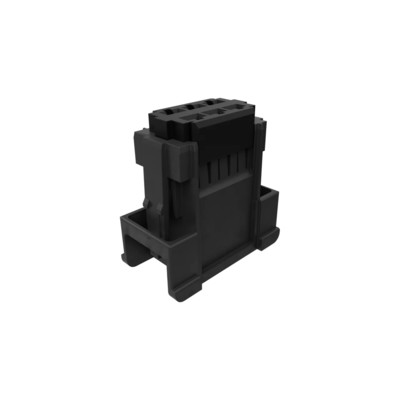 5.00mm Pitch NSCC/SICMA Female Wire-to-Board Housing, for 2.80mm Tab, with Bridges, Dual Row, 6 Circuits, Gray for sale