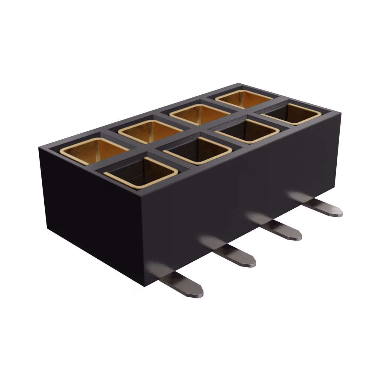 2.00mm Pitch Milli-Grid Receptacle, Surface Mount, Bottom Entry, 0.38µm Gold (Au) Plating, 20 Circuits, Tube, Lead-Free