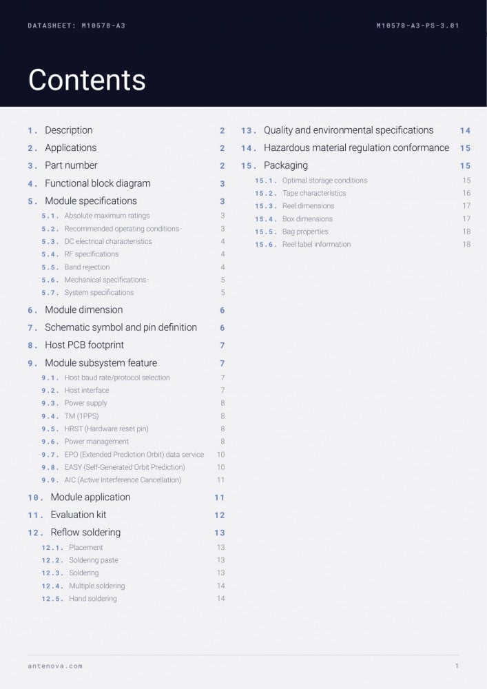 M10578-A3 datasheet page 2