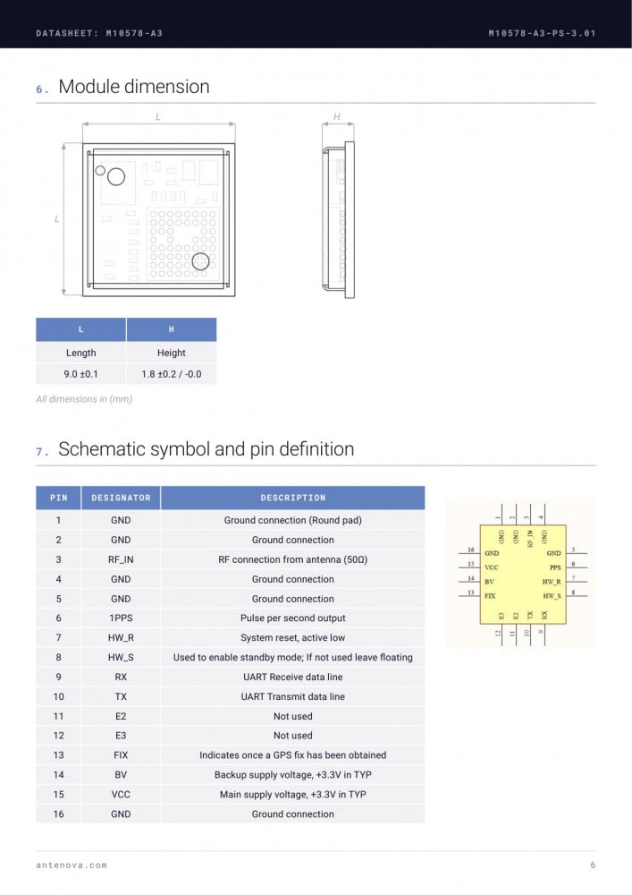 M10578-A3 datasheet page 7