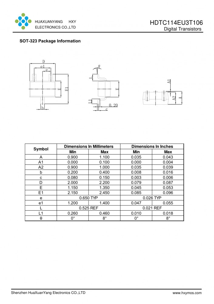 HDTC114EU3T106 technical document page 3