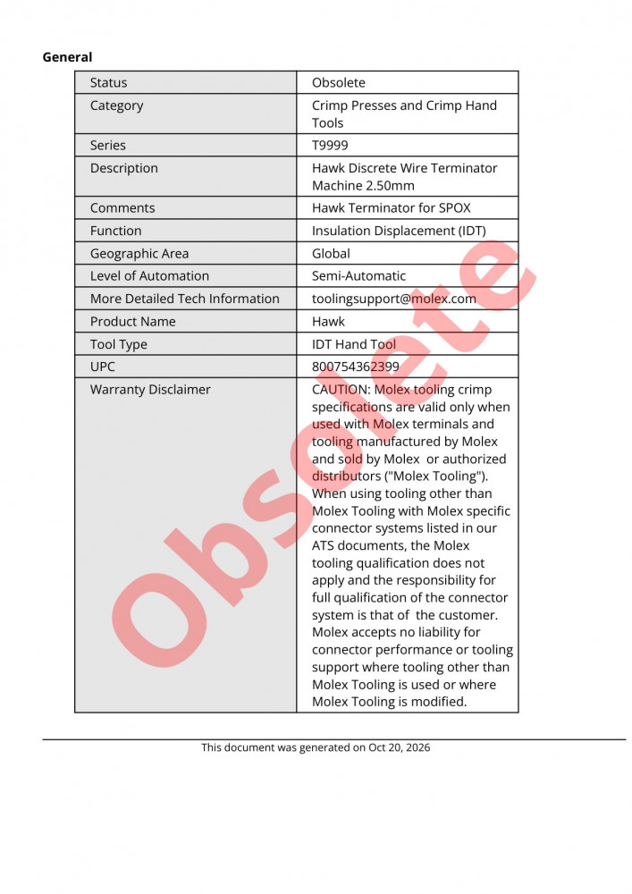 623000700 tooling document page 2
