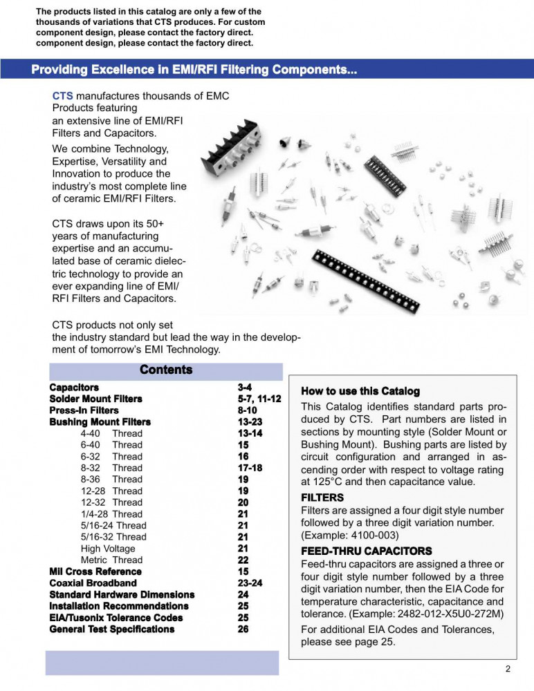 Tusonix CTS catalog page 2