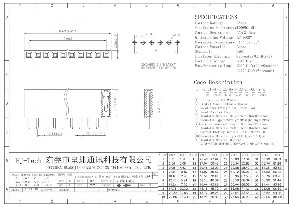 HJ Tech 17-0021-002 technical document