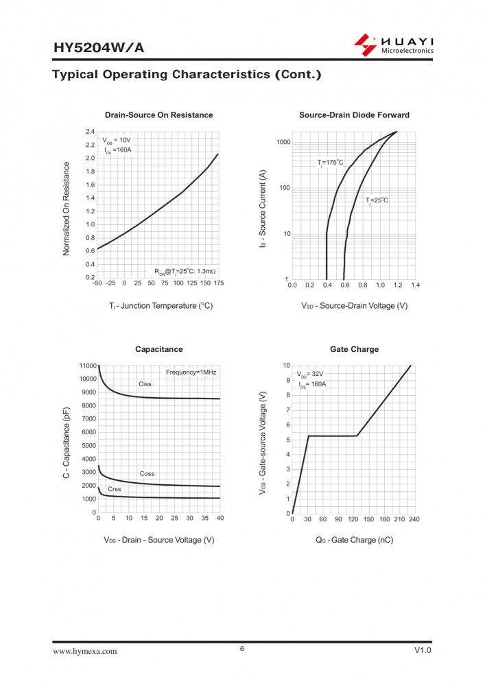 HY5204W datasheet page 6
