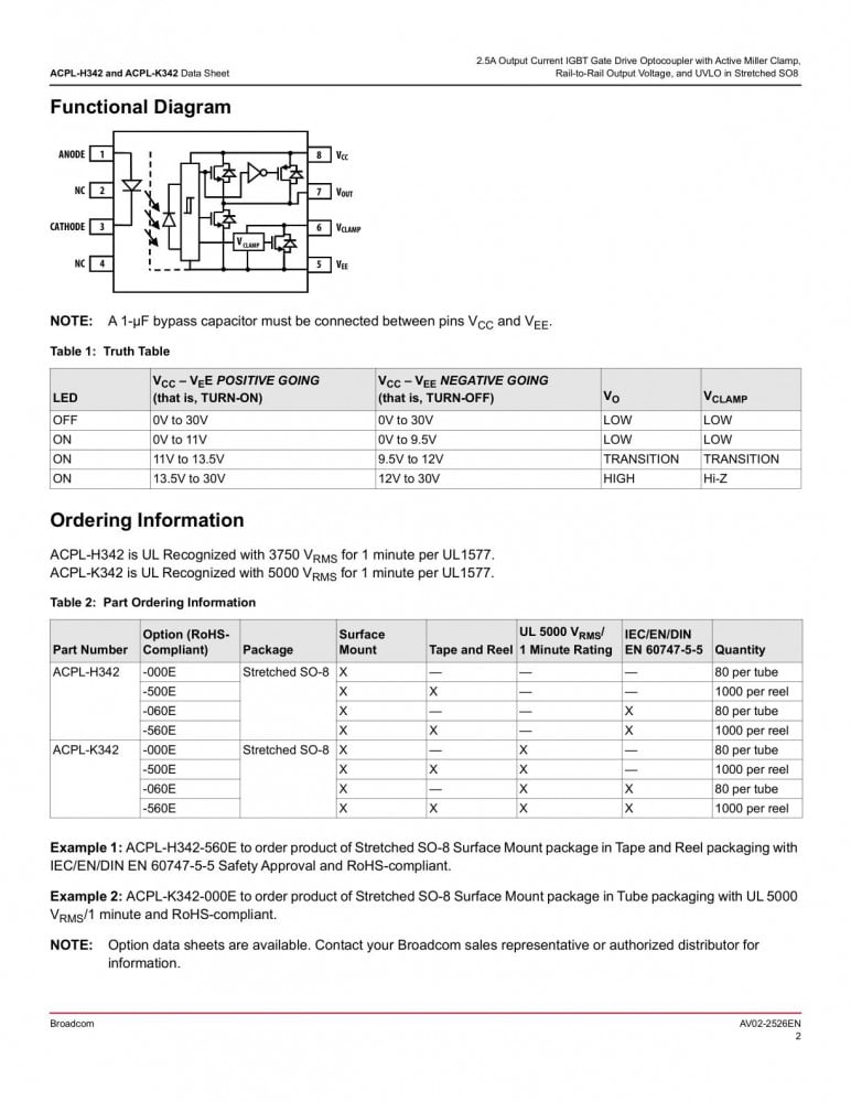 ACPL-K342 datasheet page 2