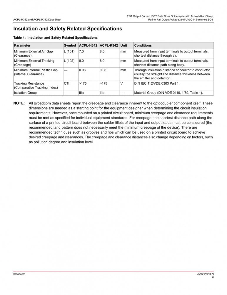 ACPL-K342 datasheet page 6
