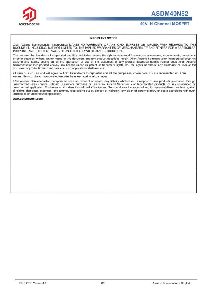 ASDM40N52E-R datasheet page 8