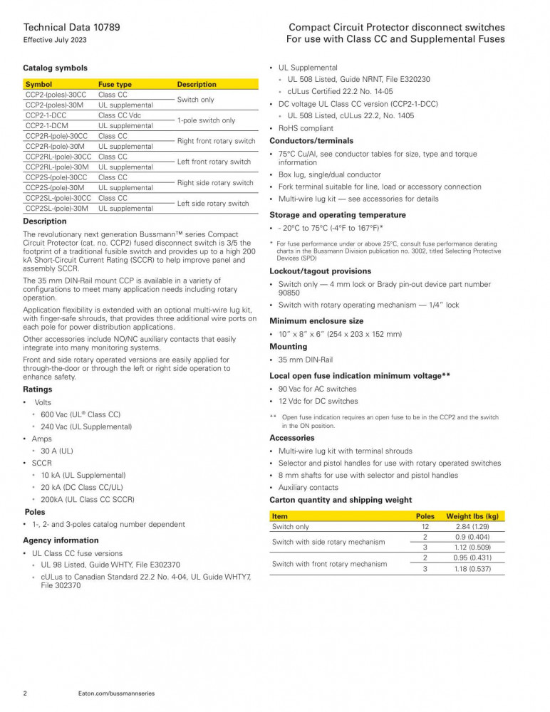 CCP2 technical document page 2