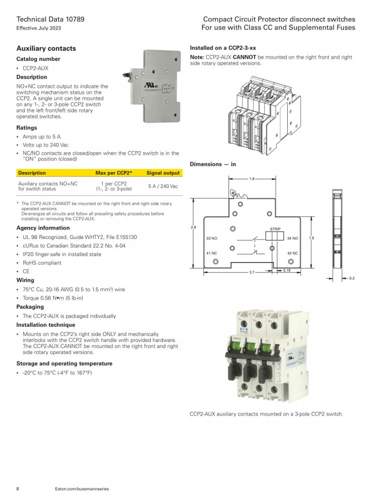 CCP2 technical document page 8