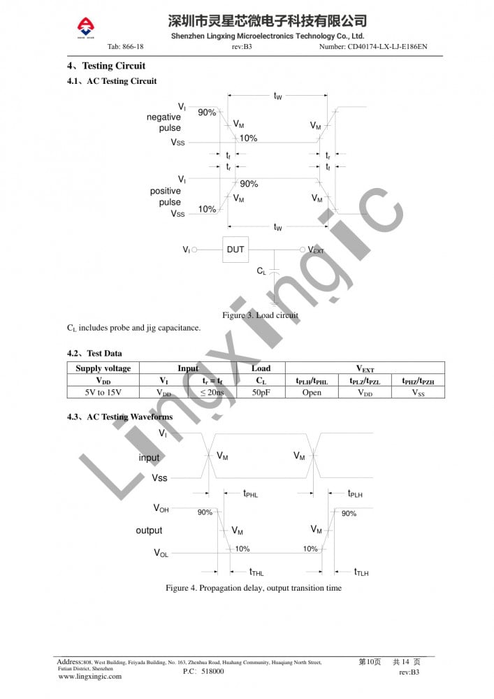 CD40174BM(LX) datasheet page 10