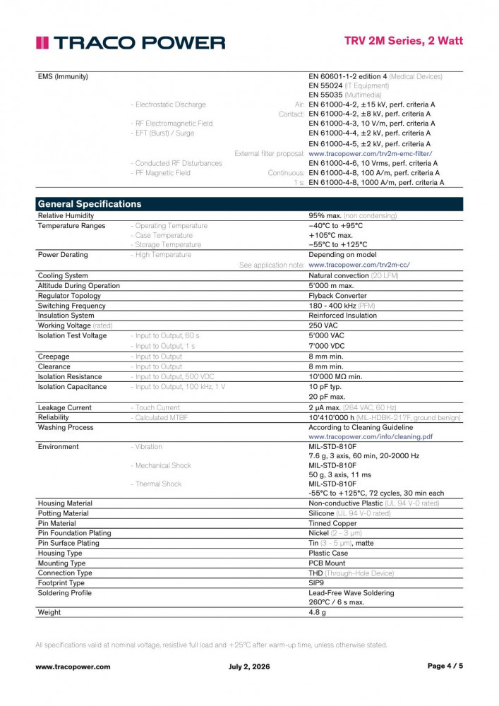 TRV 2M technical document page 4