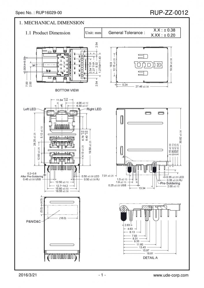 RUP-ZZ-0012 datasheet page 2