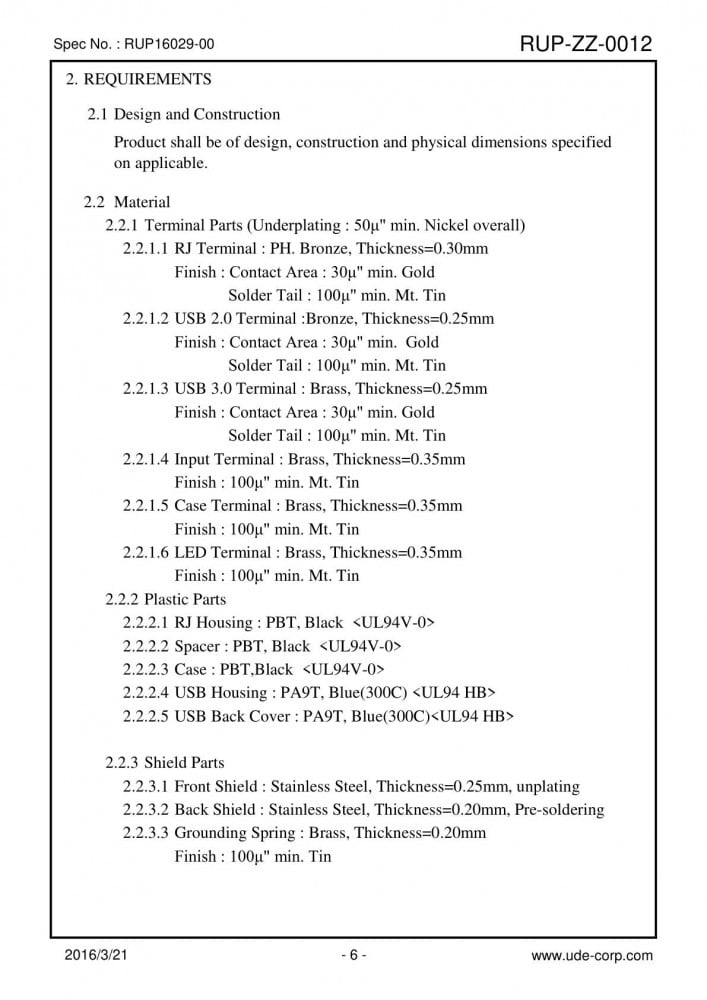 RUP-ZZ-0012 datasheet page 7
