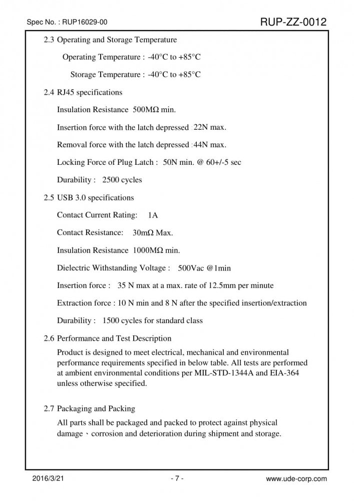 RUP-ZZ-0012 datasheet page 8
