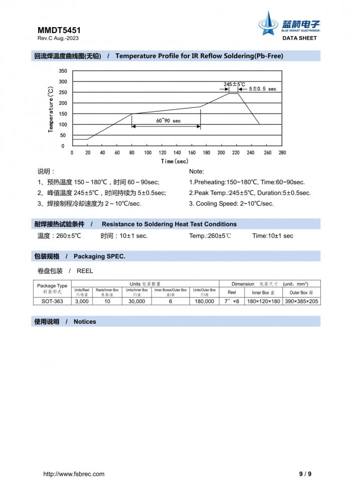 MMDT5451 datasheet page 9