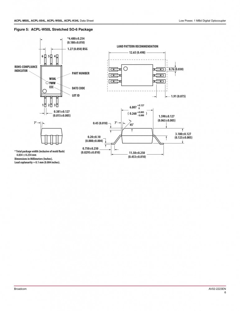 ACPL-K54L documentation page 6