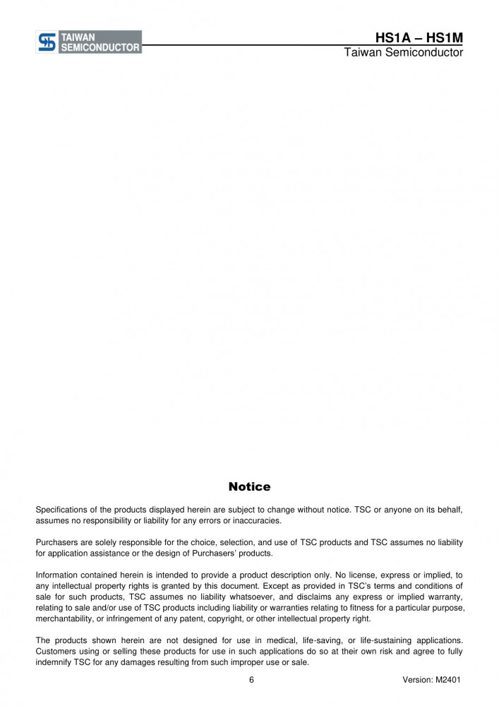 HS1F datasheet page 6