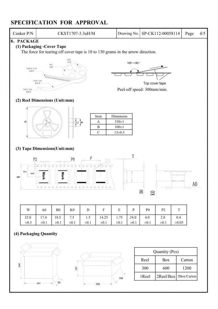 CKST1707-3.3uH/M specification page 6