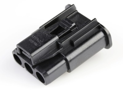 MultiCat High-Power Vertical Header, 3 Circuits, Key B, Gray