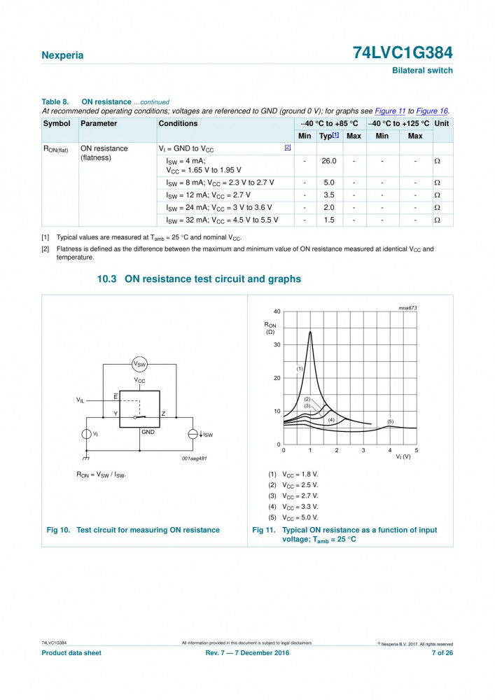 74LVC1G384 document page 7