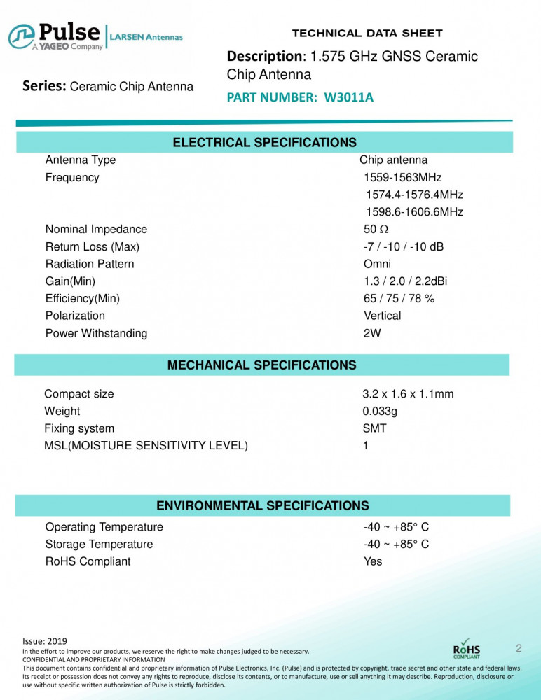 W3011A technical document page 2