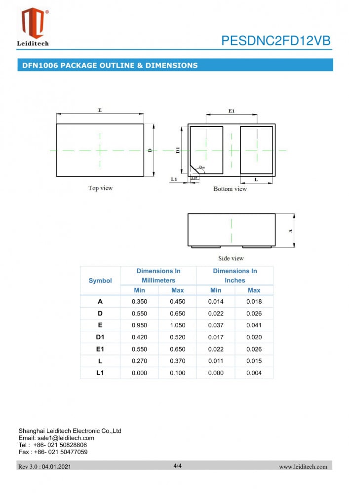 PESDNC2FD12VB datasheet page 4