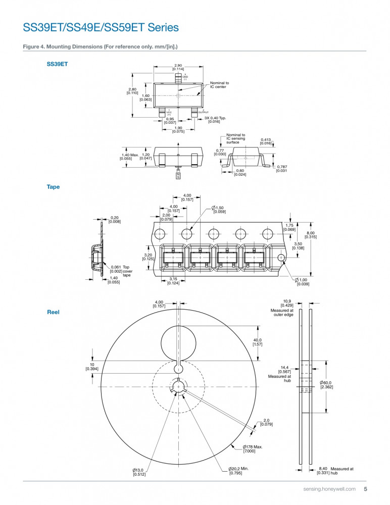 Honeywell SS49E datasheet page 5