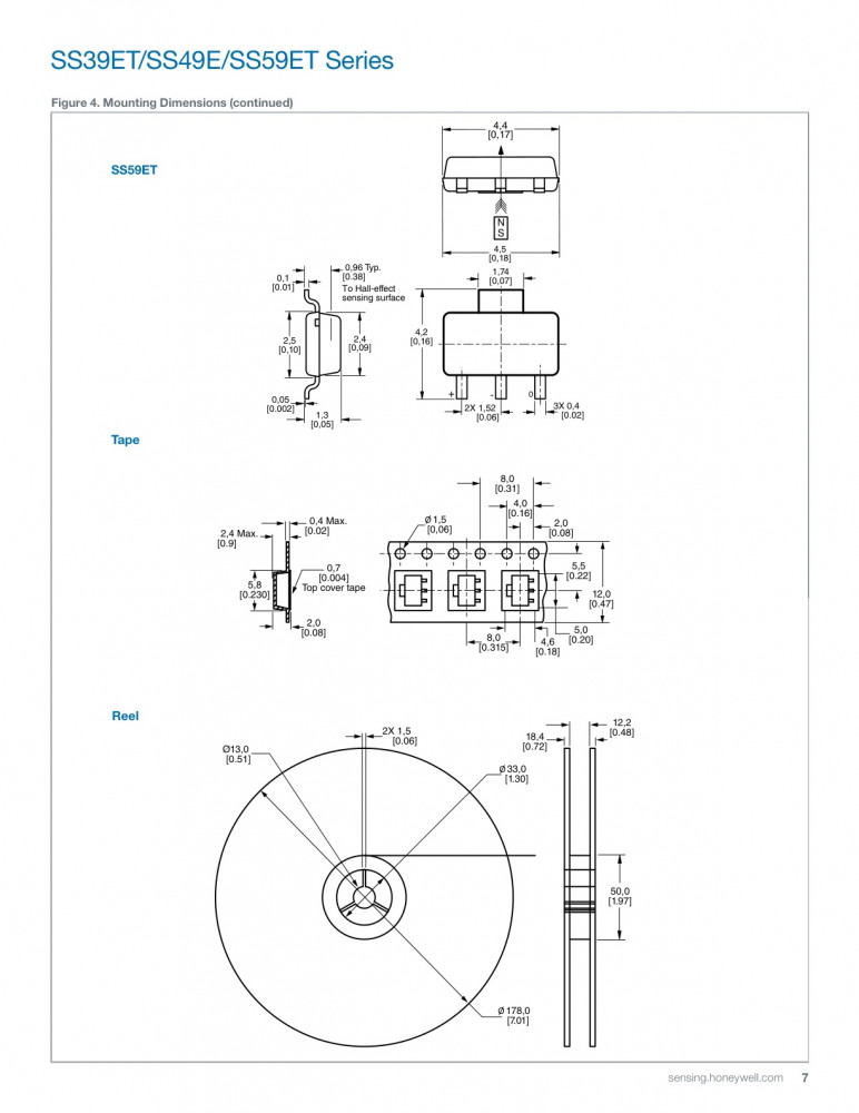 Honeywell SS49E datasheet page 7