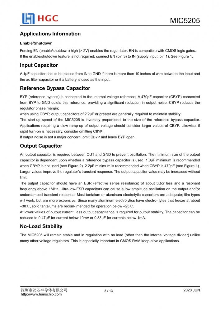 MIC5205 datasheet page 8