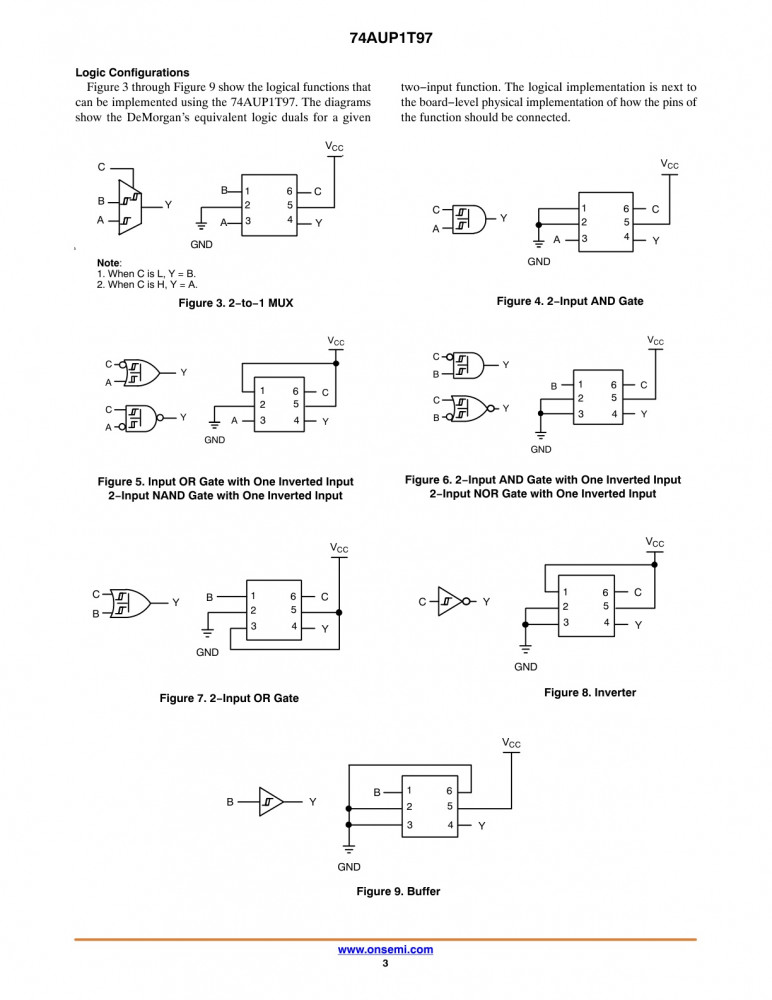 74AUP1T97 datasheet page 3