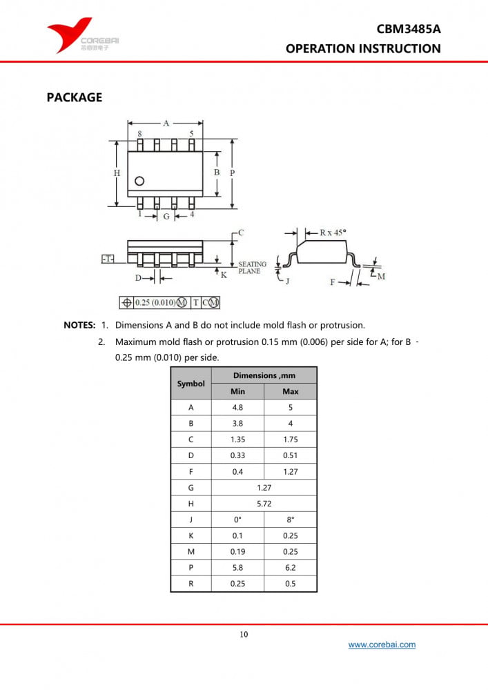 CBM3485AS8 datasheet page 10