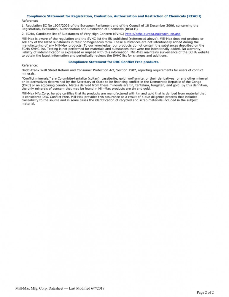 Mill-Max 339-10-109-40-000000 technical document page 2