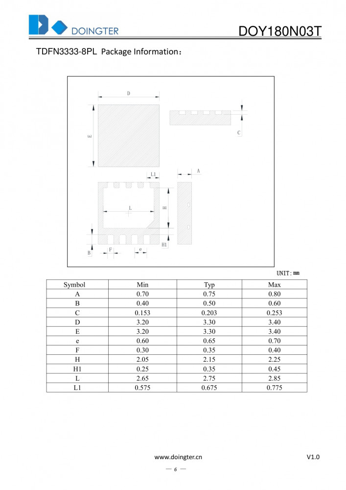 DOY180N03T datasheet page 6