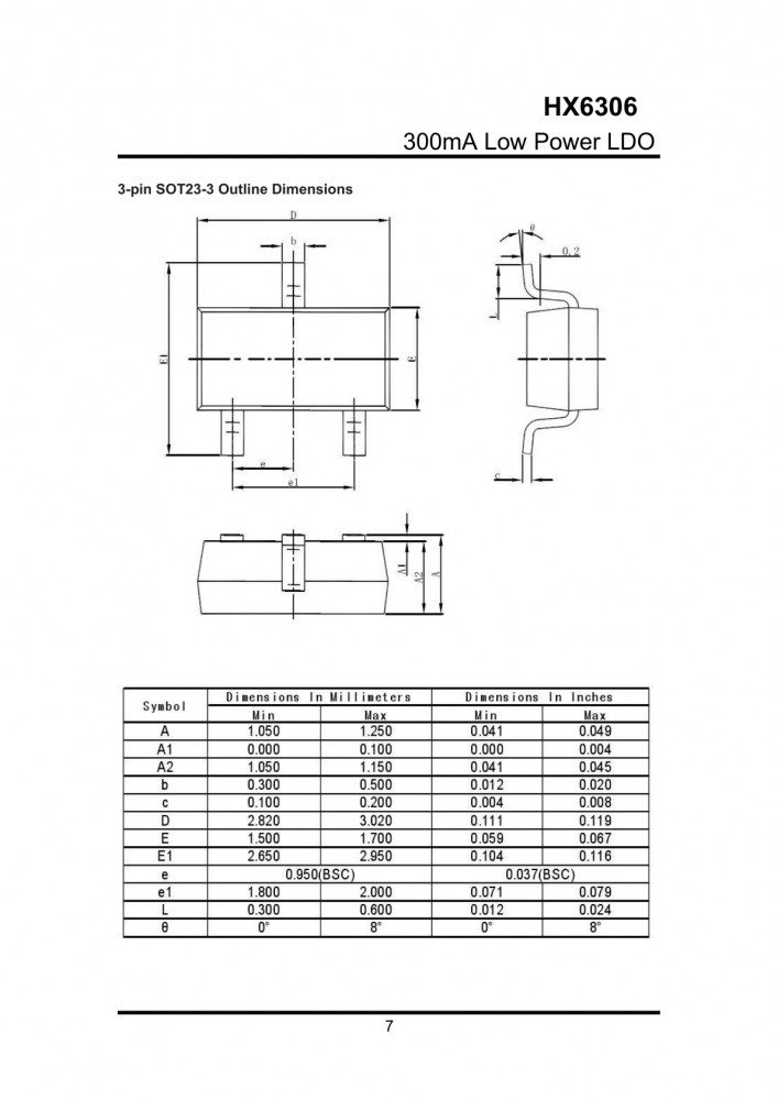 HX6306 datasheet page 7