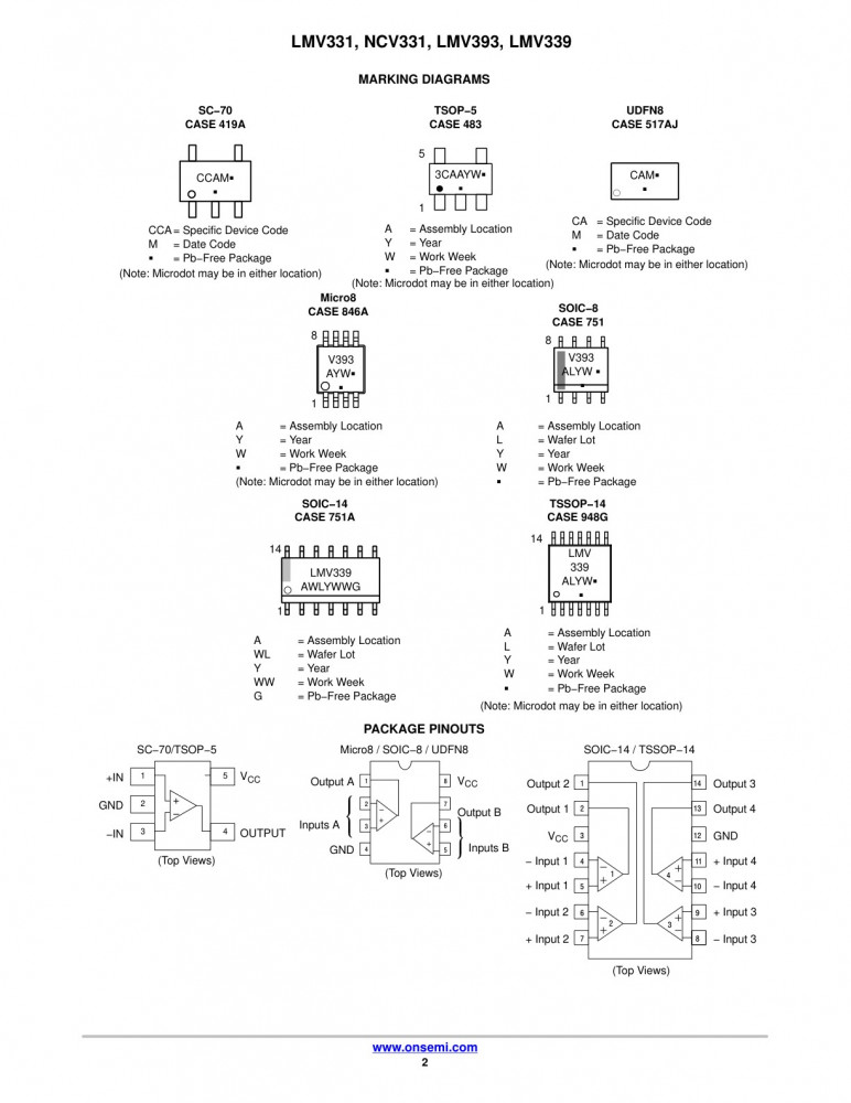 LMV393 document page 2